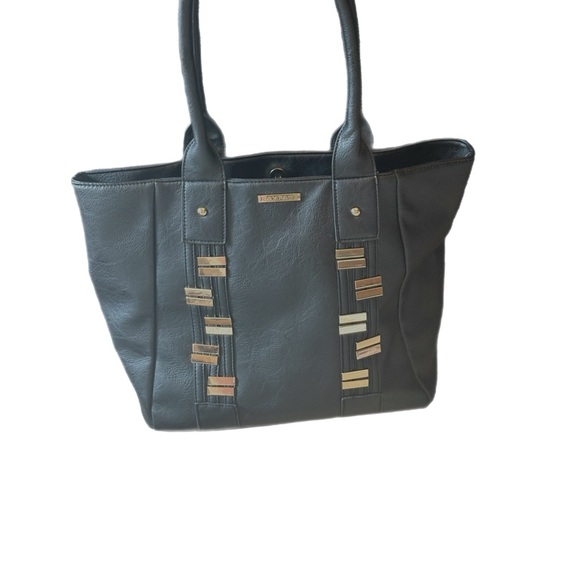 Rampage | Bags | Rampage L Black And Gold Tote Bag | Poshmark